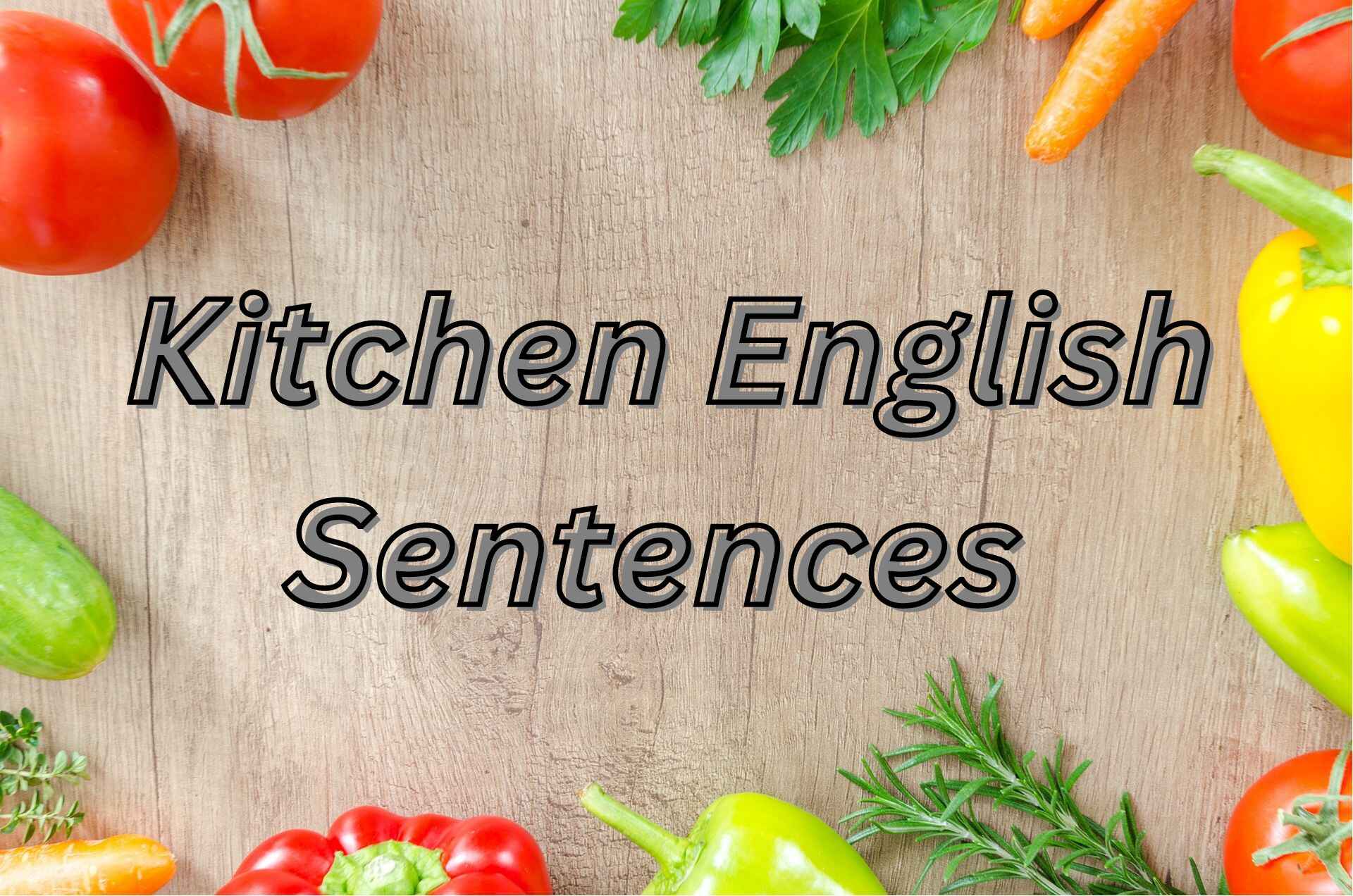 Kitchen Sentence Examples at Loren Bona blog