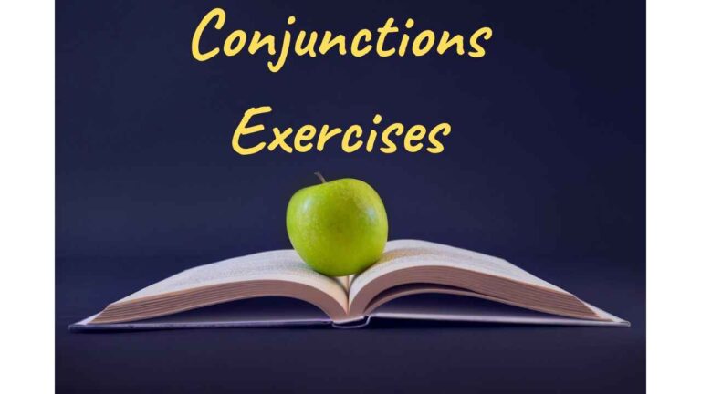 Conjunctions exercises - English Wales